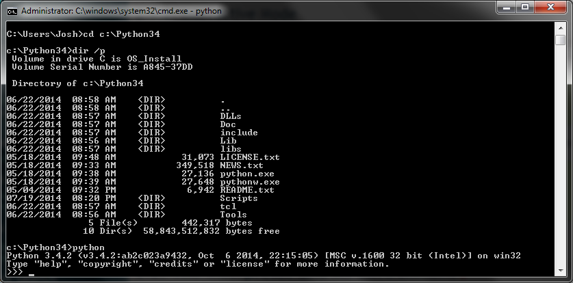 Setting Up Python 3 On Windows 7 Penjee Learn To Code