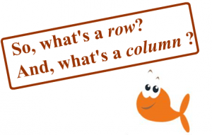 How to Tell the Difference between a Row and Column | Penjee, Learn to Code