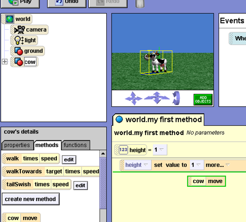 How To Use A Variable And Function In Alice 2 Penjee Learn To Code 0463